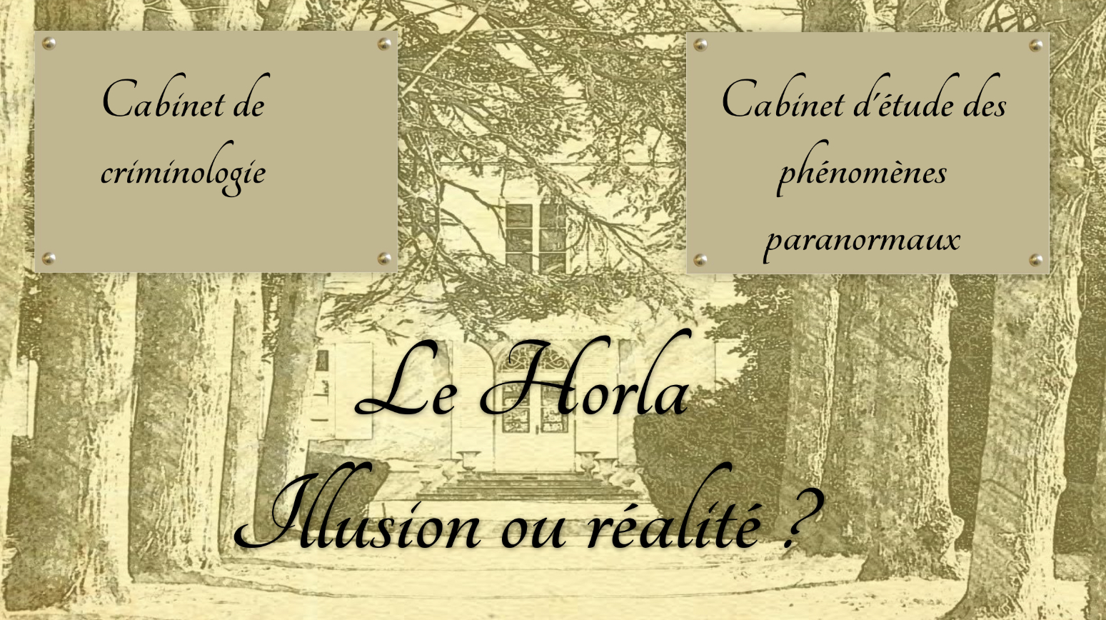 Séquence 4° : Le Horla, illusion ou réalité? – Le Blog pédagogique de ...